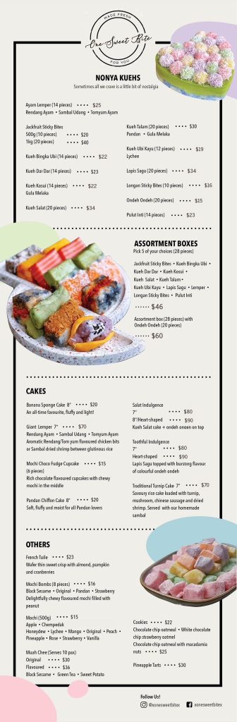 Review: One Sweet Bite - Home baked Kuehs as tasty as they are pretty