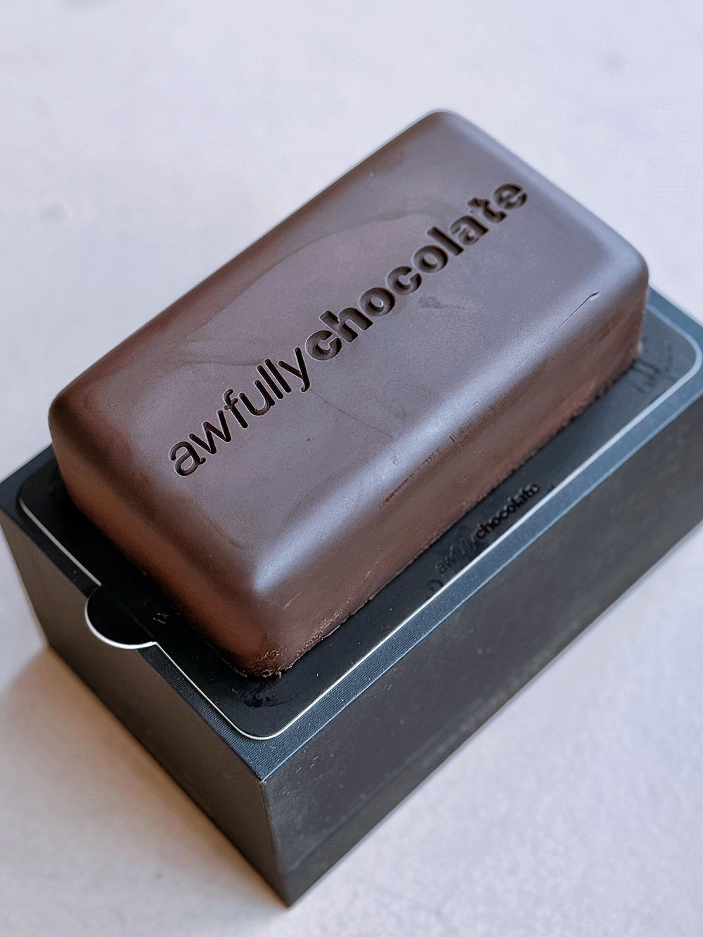 Review: Awfully Chocolate The Petit Cake - A Tiny Dark Chocolate Powerhouse